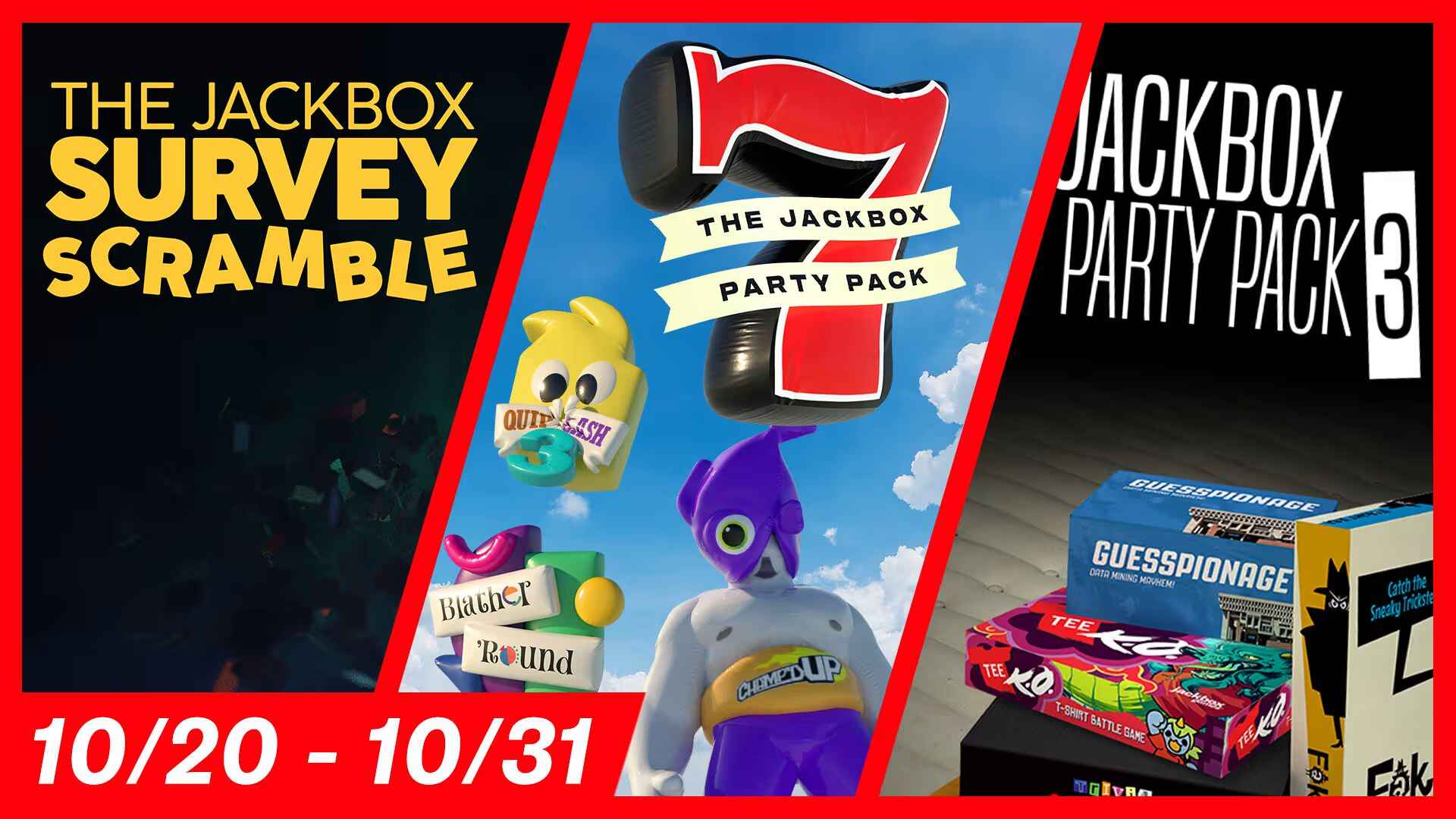 Jackbox Games Halloween Sale Discounts 14 Nintendo Switch Games ...